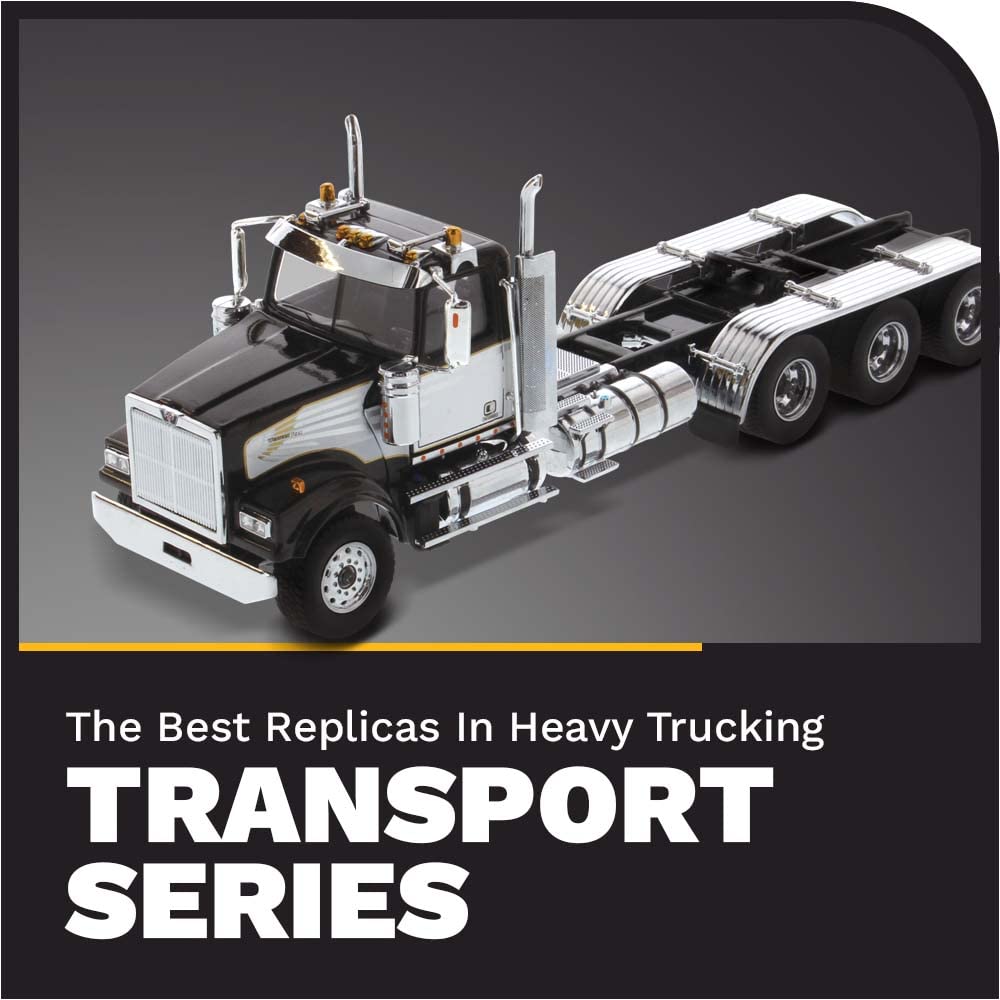 Diecast Masters Western Star 4900 SFFA Day Cab Tridem Tractor | Real Truck Specifications | 1:50 Scale Model Semi Trucks | Diecast Model by Diecast Masters 71066