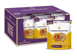 crunchmaster multi-seed gluten-free original, 4 ounce (pack of 12)