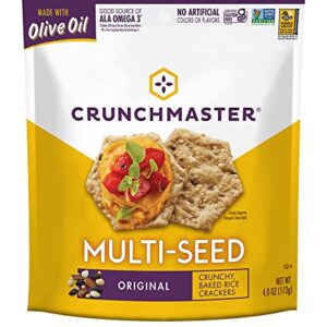 Crunchmaster Multi-Seed Gluten-Free Original, 4 Ounce (Pack of 12)