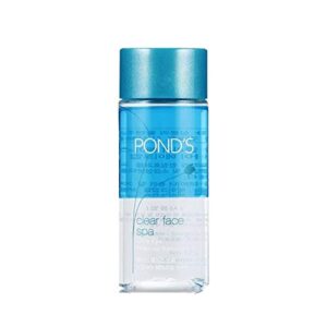 pond's new clear face spa lip & eye makeup remover, 4.06 fl oz.