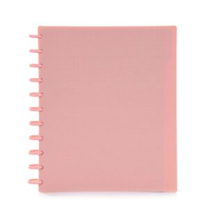 Talia Discbound Notebooks, Planner, Customizable, (Salmon w/Salmon Discs, Letter (8.5in x 11in))