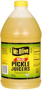 mt. olive pickle juice 100% kosher dill pickle brine, 64 ounce bottle