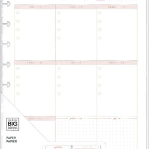 Minimalist Classic Filler Paper - Weekly Schedule