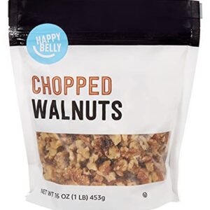 Amazon Brand - Happy Belly Chopped Walnut, 16 oz