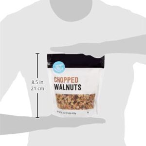 Amazon Brand - Happy Belly Chopped Walnut, 16 oz