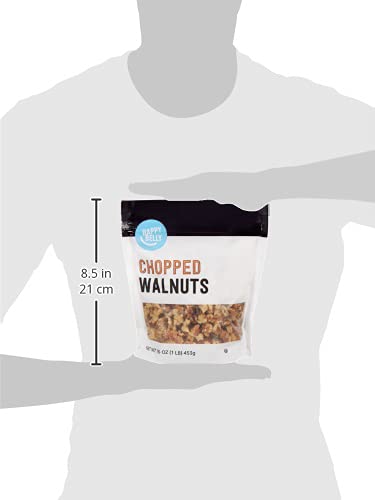 Amazon Brand - Happy Belly Chopped Walnut, 16 oz