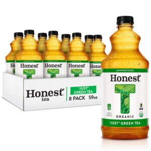 honest tea just green tea, 59 fl oz bottles (pack of 8)