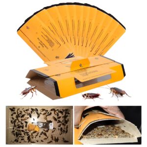 18 pack roach traps indoor roach killer indoor infestation, cockroach killer indoor home cockroach trap sticky traps for insects