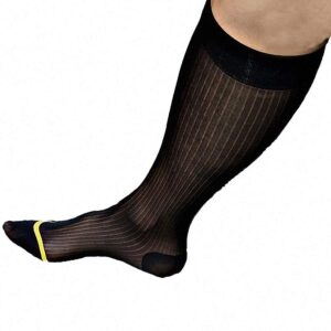 goobester men's thin silk formal dress suit transparent sheer male business dress socks