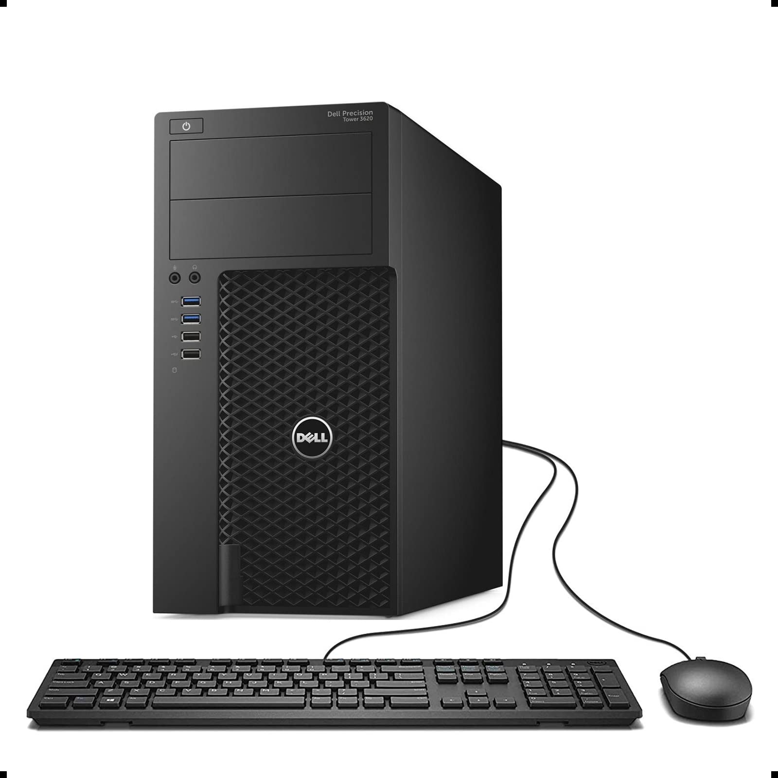 Dell Precision 3620 Tower Busines PC, Intel Quad Core i7-6700 up to 4.0GHz, 16G DDR4, 512G SSD, HDMI, DisplayPort, Windows 10 Pro 64 Bit-Multi-Language Supports English/Spanish/French(Renewed)