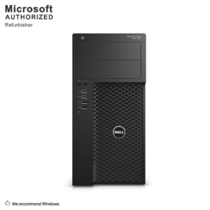 Dell Precision 3620 Tower Busines PC, Intel Quad Core i7-6700 up to 4.0GHz, 16G DDR4, 512G SSD, HDMI, DisplayPort, Windows 10 Pro 64 Bit-Multi-Language Supports English/Spanish/French(Renewed)