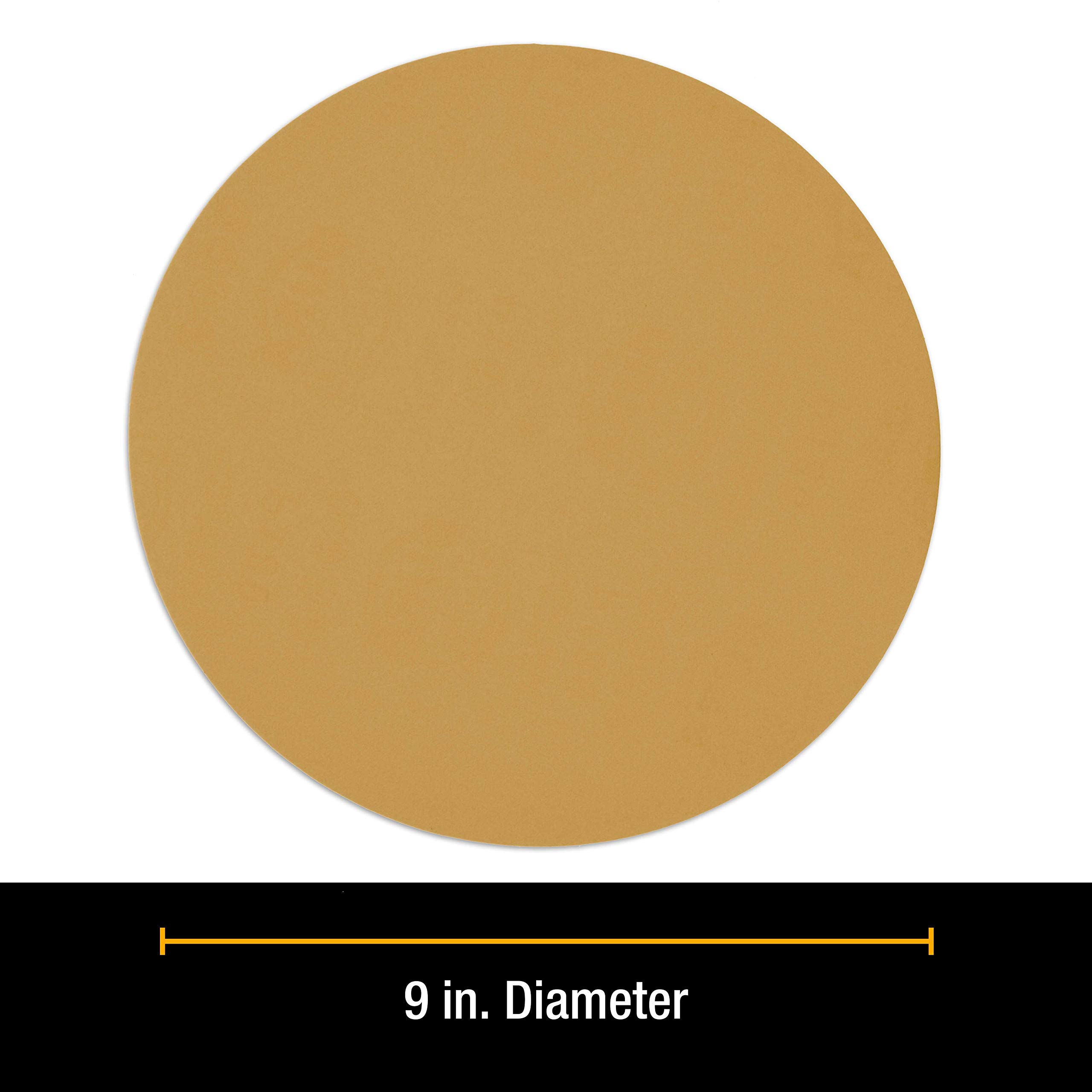 Dura-Gold Premium 9" Drywall Sanding Discs - 180 Grit (Box of 10) - High-Performance Sandpaper Discs with Hook & Loop Backing, Fast Cutting Aluminum Oxide Abrasive - for Drywall Power Sander, Wood