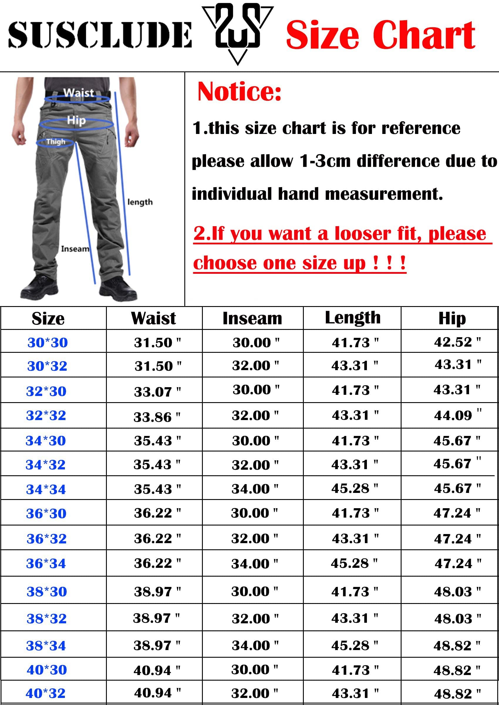 Susclude Men's Tactical Pants Stretch, 9 Pockets Rip Stop Lightweight Cargo Work Military Trousers Outdoor Hiking Plus Size Pants Gray Green 38Wx32L