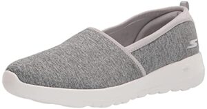 skechers women's go walk joy-soft take sneaker, grey, 5