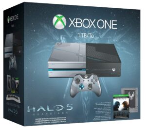 xbox one 1tb console - limited edition halo 5: guardians bundle (renewed)