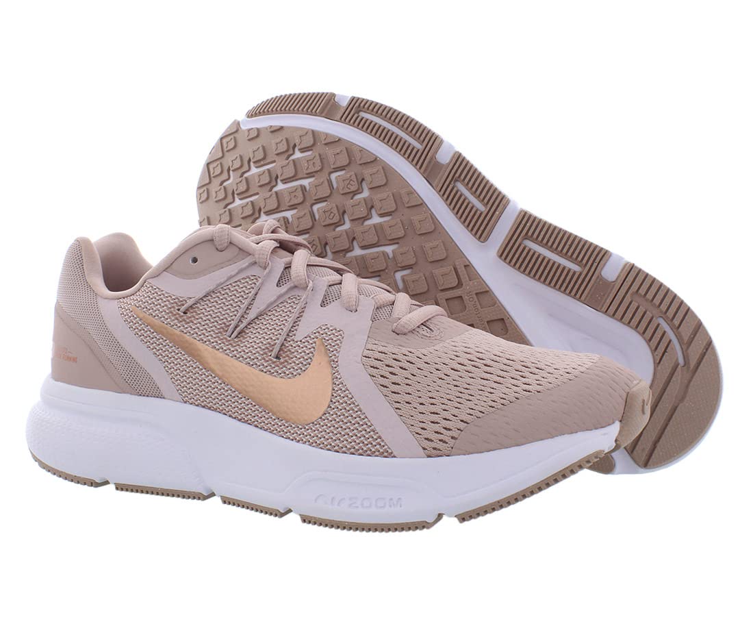 Nike Zoom Span 3 Womens Shoes Size 10.5, Color: Stone Mauve/Barely Rose/Metallic Red Bronze