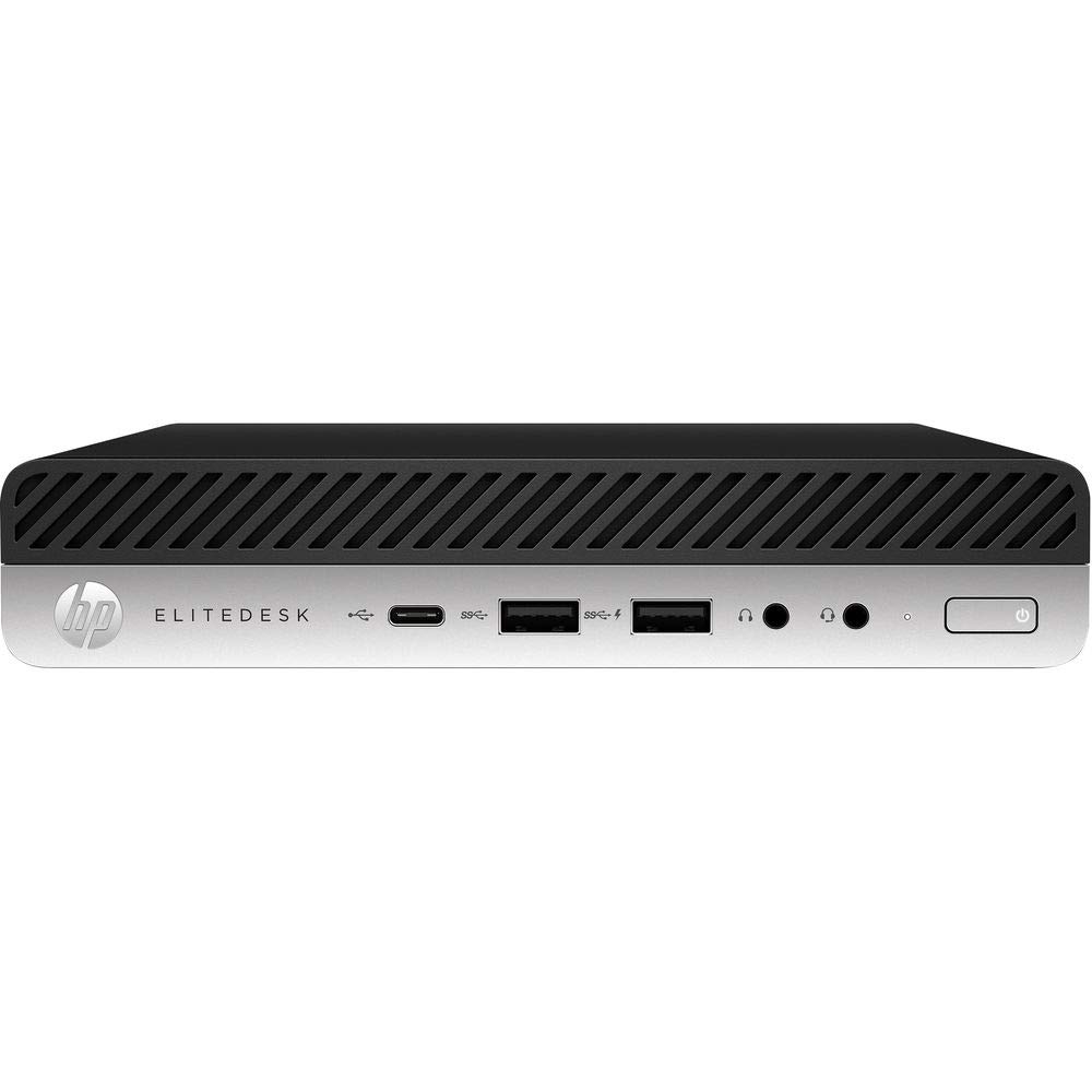 HP EliteDesk 800 G4 Mini 8GB 500GB Intel Core i5-8500T X6 2.1GHz, Black (Renewed)