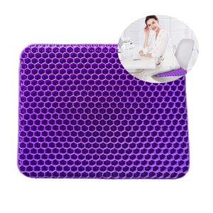 birtimo gel seat cushion for office chair, car seat cushion - long sitting, back, tailbone pain relief cushion, gel cushion for wheelchair