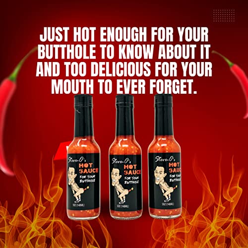 Steve-O's Original Hot Sauce | Garlic Habanero Hot Sauce (5 oz)