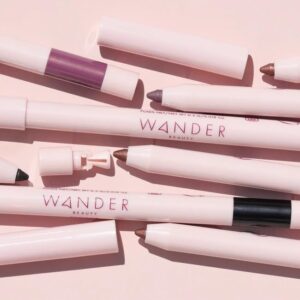 Wander Beauty Skyliner Automatic Gel Eyeliner (Napa Nights) - Smudge Proof Retractable Gel Liner - Precise Application With Built-In Eye Pencil Sharpener - Intense Pigment Gel Eyeliner - 0.01 fl oz