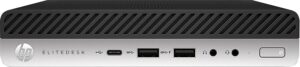 hp elitedesk 800 g3 mini business desktop (intel quad core i5-6500t, 8gb ddr4 ram, 256gb ssd) type-c, displayport dp, hdmi, displayport, wifi, ethernet, windows 10 pro 64-bit (renewed)