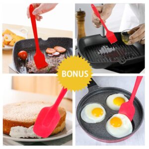 Pancake Pan Nonstick - 10 Inch Pancake Maker Pan With 7-Cup Waffle Mold Blini Pan Silver Dollar Pancake Pan Breakfast Griddle,100% PFOA Free Non-stick Coating