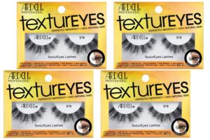 ardell textureyes false strip lashes #578, 4 pack