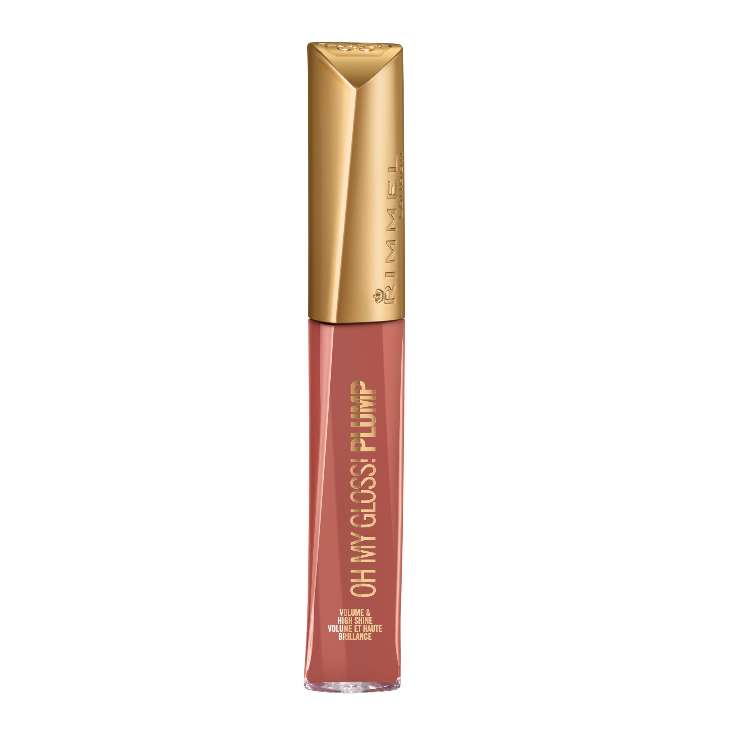 Rimmel Stay Plumped Lip Gloss, 759 Spiced Nude, Pack of 1