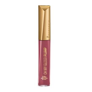 rimmel stay plumped lip gloss, 211 mauve mama, pack of 1