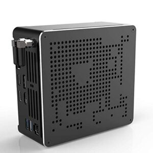 mini desktop computer 9880h i9 mini pc windows 11 2*gigabit ethernet 16gb ram 512gb nvme ssd micro pc with uhd graphics 630 support 4k dual display wifi bt4.2 virtualization technology uefi boot