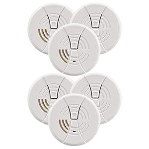 first alert fg200b family gard basics smoke alarm, 2 count (pack of 3) | battery operated smoke detector , white