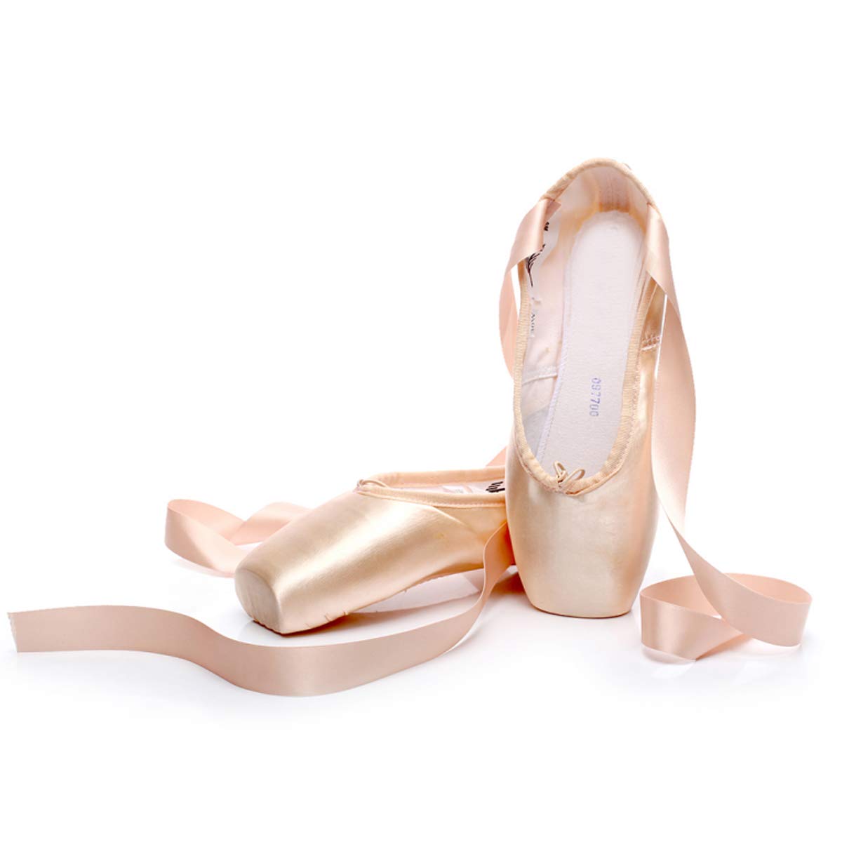 Unpafcxddyig Girls Womens Ballet Dance Toe Shoes Professional Satin Pointe Shoes Slippers,Adult 9,Pink