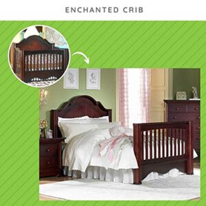 Full-Size Conversion Kit Bed Rails for Baby's Dream & Cocoon Cribs | Multiple Finishes Available (Cherry)