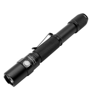 thrunite led flashlight archer 2a v3, 500 lumens mini aa flashlight with lanyard, ipx8 water-resistant dual switch outdoor flash light for hiking, camping, everyday use, edc - cw