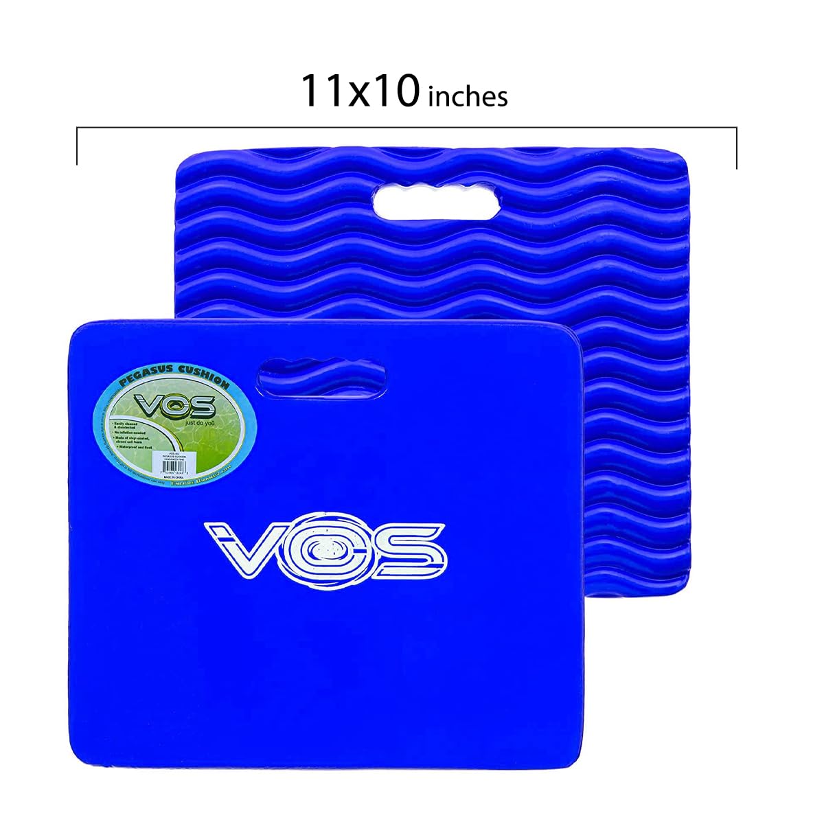 VOS Pegasus Cushion (Capri Blue 11x10x1) Portable Kneeling or Sitting Pad for Soft Comfortable and Eco-frinedly Foam Mat for Gardening, Exercise & Yoga and Various Housework Sport Stadium Seat Pad