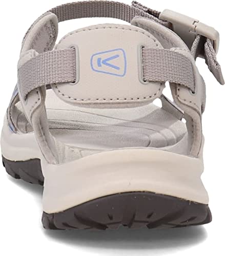 KEEN Women's Terradora 2 Strappy Open Toe Sport Sandal, Grey/Hydrangea, 9