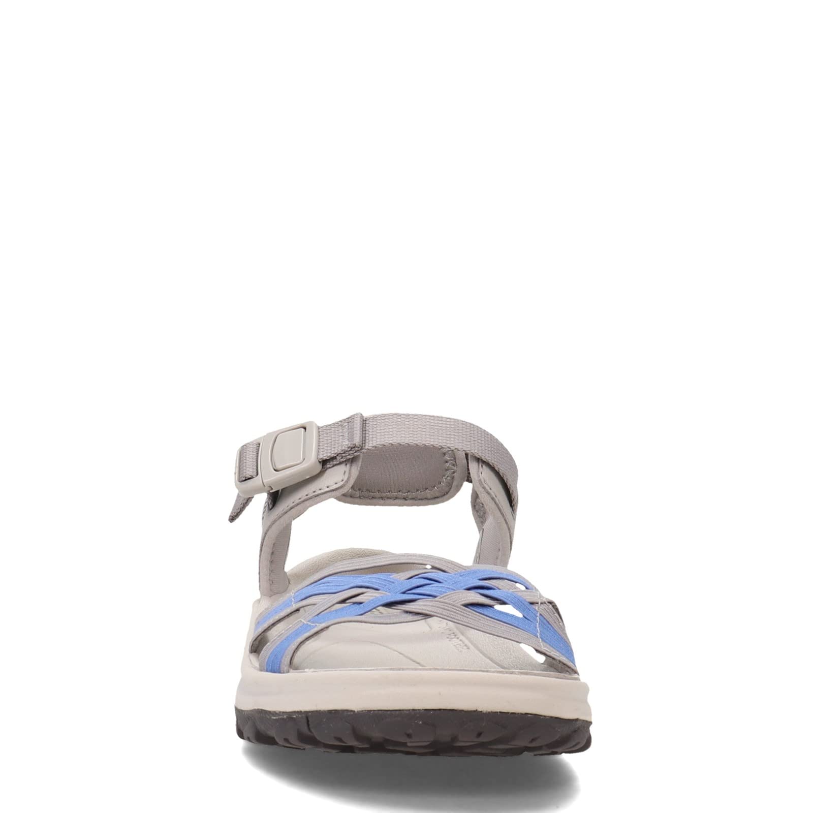 KEEN Women's Terradora 2 Strappy Open Toe Sport Sandal, Grey/Hydrangea, 9