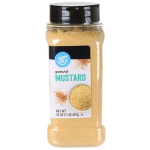 Amazon Brand - Happy Belly Mustard Ground, 16 ounce (Pack of 1)