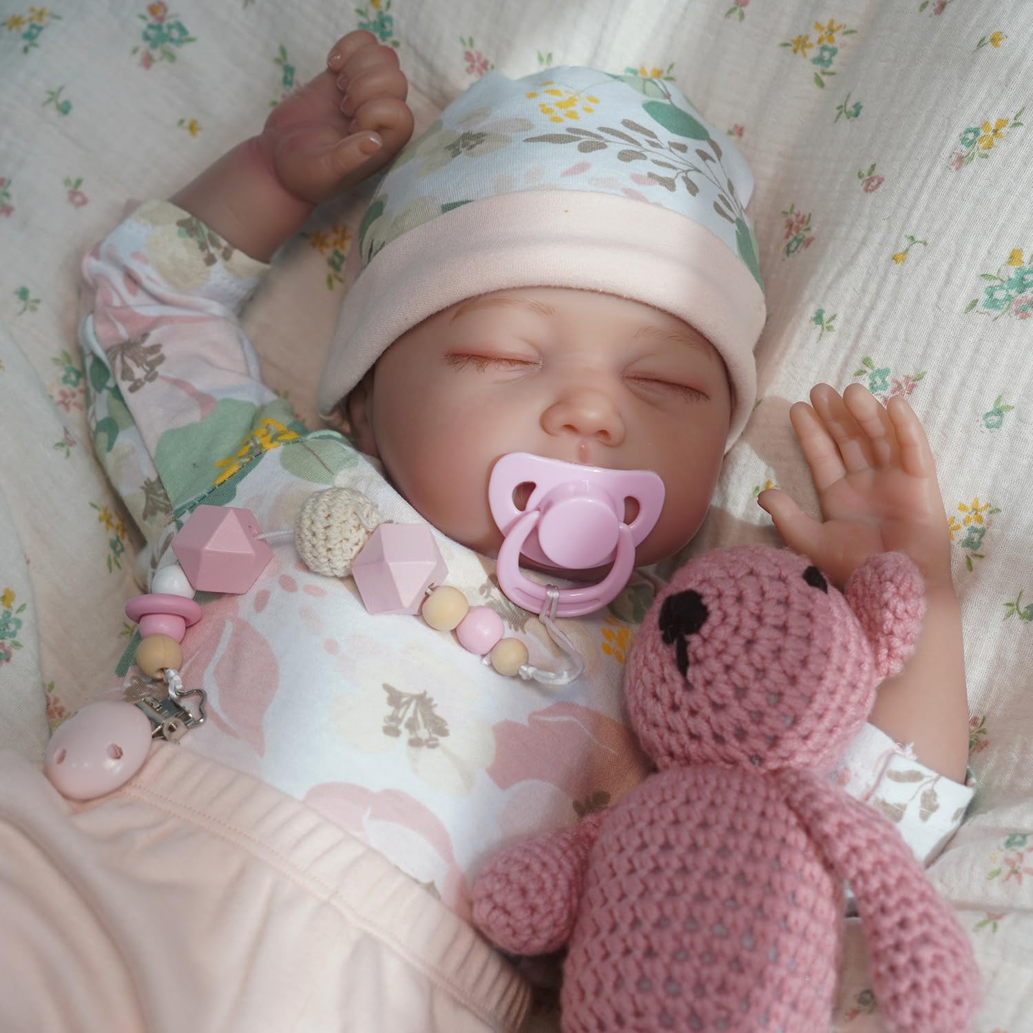 Kaydora Sleeping Reborn Baby Dolls, 22 Inch Lifelike Newborn Baby Girl Doll, Realistic Baby Reborn Toddler, Handmade Weighted Soft Body Reborn Dolls That Look Real, Amazing Gift Set for Kids Age 3+