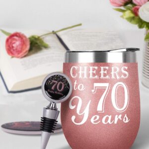 70th Birthday Gifts for Women, 70th Birthday Decorations for Women, Turning 70 Gifts for Women, 70 Birthday Tumbler, 70th Birthday, 70th Birthday Gifts, 70 and Fabulous Gifts for Women