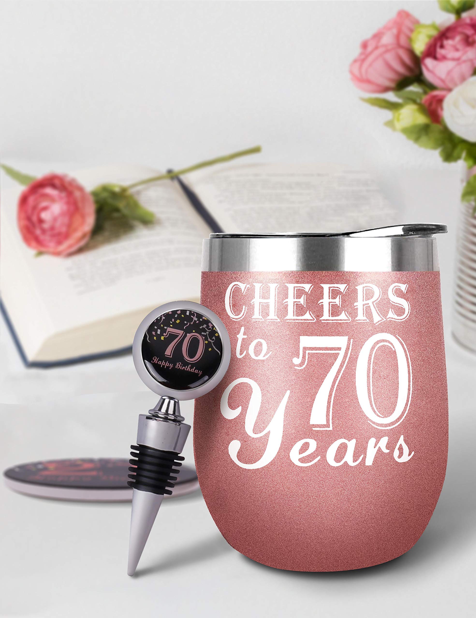 70th Birthday Gifts for Women, 70th Birthday Decorations for Women, Turning 70 Gifts for Women, 70 Birthday Tumbler, 70th Birthday, 70th Birthday Gifts, 70 and Fabulous Gifts for Women