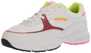 easy spirit women's galaxie3 sneaker, white 142, 12 wide