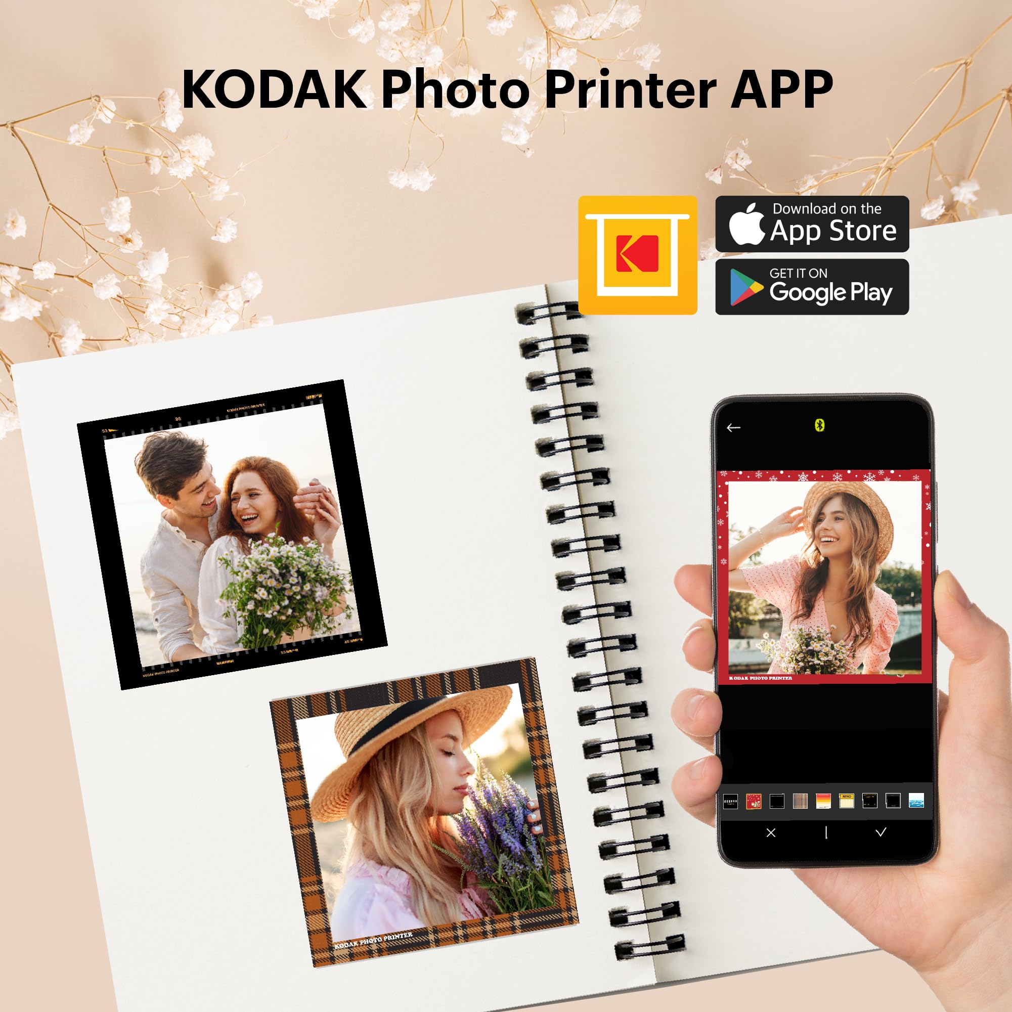 KODAK Mini Shot 3 Retro 4PASS 2-in-1 Instant Digital Camera and Photo Printer (3x3 inches) + 68 Sheets Cartridge Bundle, Yellow