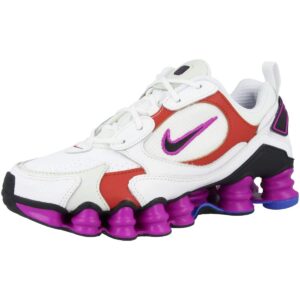 Nike Womens Shox TL Nova Running Trainers AT8046 Sneakers Shoes (UK 2.5 US 5 EU 35.5, White Black Hyper Violet 100)