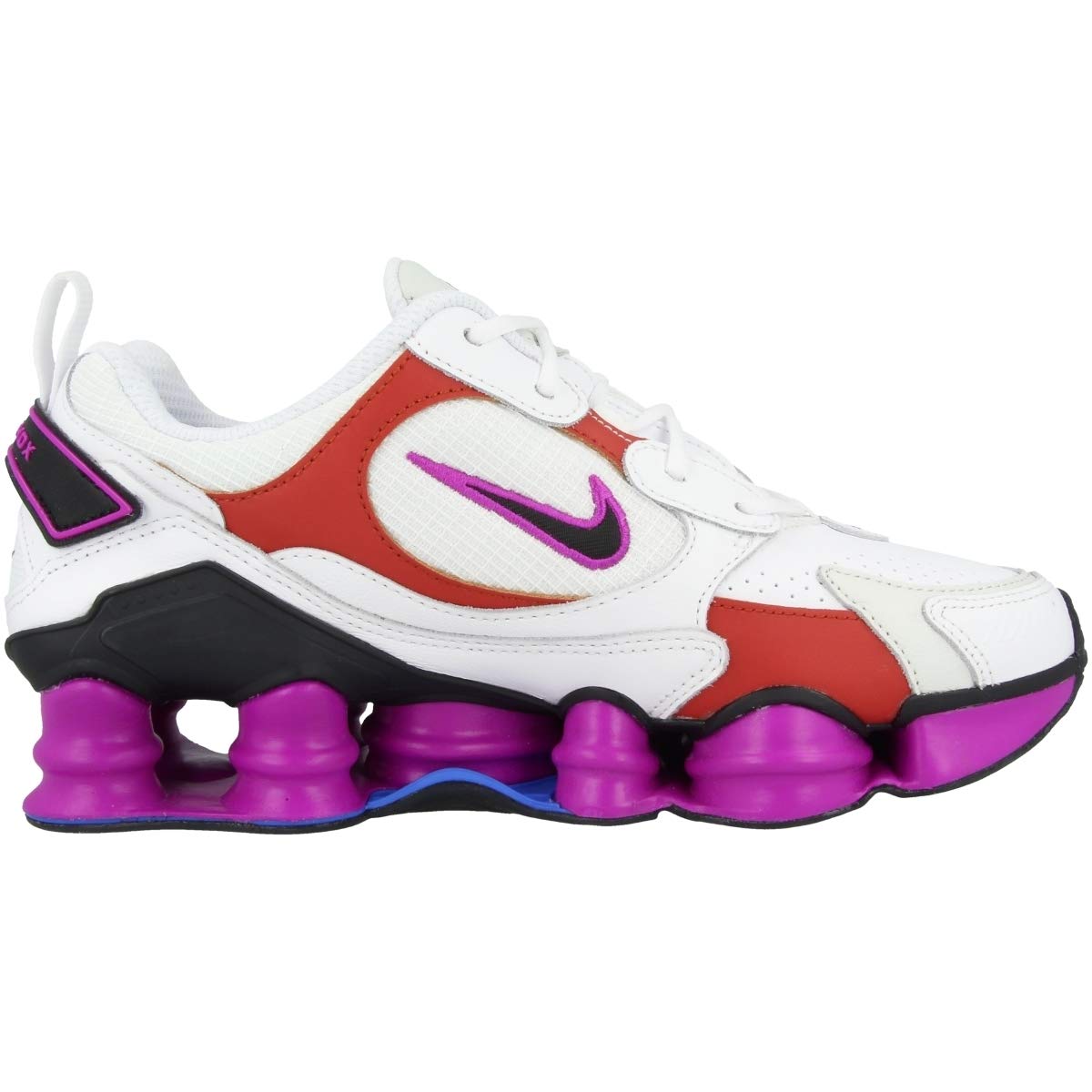 Nike Womens Shox TL Nova Running Trainers AT8046 Sneakers Shoes (UK 2.5 US 5 EU 35.5, White Black Hyper Violet 100)