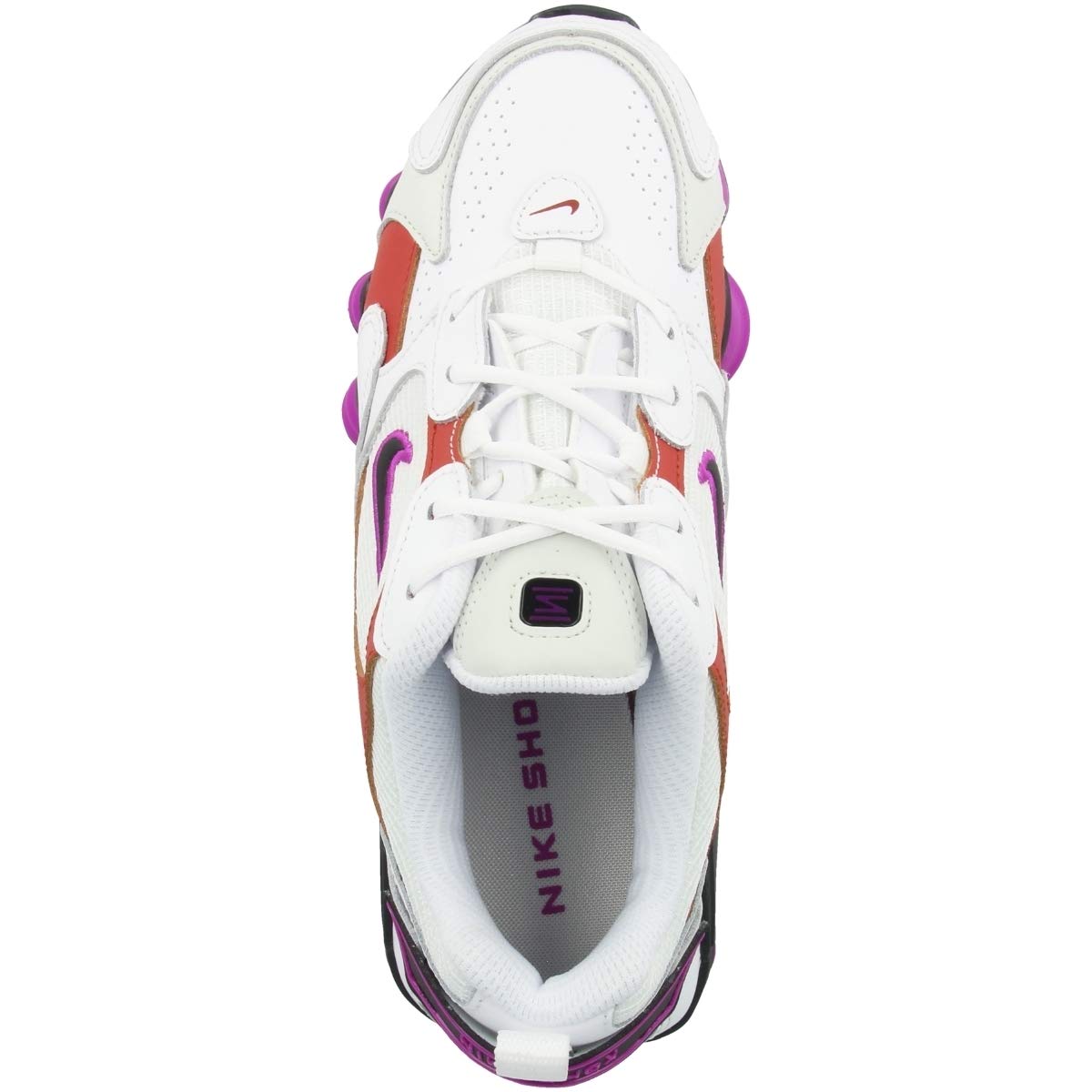 Nike Womens Shox TL Nova Running Trainers AT8046 Sneakers Shoes (UK 2.5 US 5 EU 35.5, White Black Hyper Violet 100)