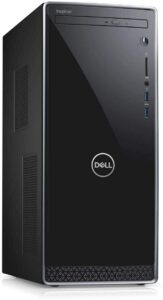 dell inspiron 3671 desktop computer, intel hexa-core i5-9400, 16gb ddr4 ram, 512gb pcie ssd + 1tb hdd, wifi, bluetooth 4.0, vga, hdmi, black, windows 10 home