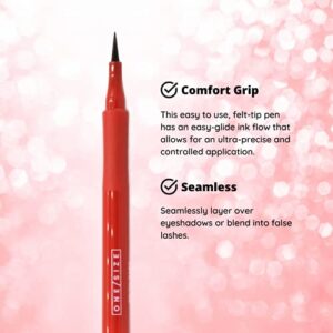 ONE/SIZE by Patrick Starrr Point Made Waterproof Liquid Eyeliner Pen - 24-Hour Longwear, Smudgeproof, Precise Black Makeup Eye Liner, Vegan, Cruelty Free