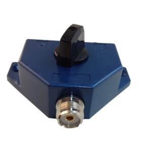 Anteenna TW-102BLUE 2 Position Coaxial Switch for 144/440MHz HAM CB or HF/VHF/UHF Radio UHF Female (SO-239) Connector Plated NI