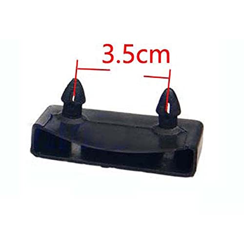 NANSHINE 53.5-54.5mm Replacement Bed Slat Holders Kits Bundles Plastic 10pcs Black End Caps Holders Width 54mm x Height 9 mm (Inside Dimension)